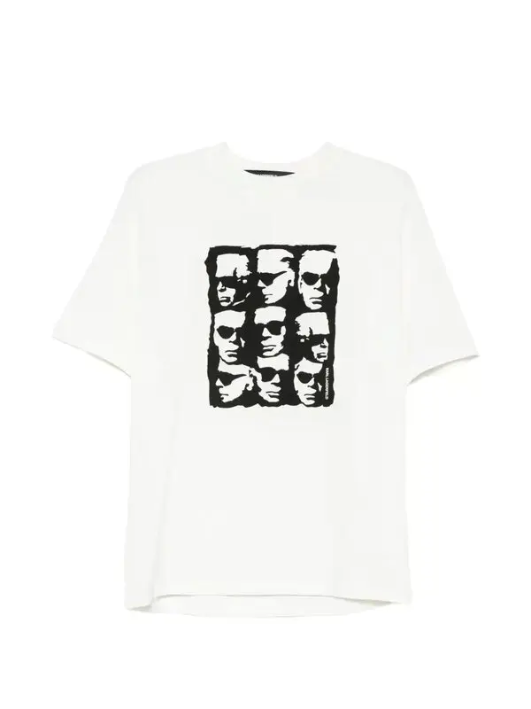 Karl Lagerfeld Graphic-print T-shirt - Neutrals