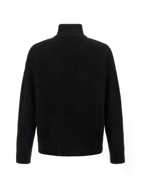 LARMERI STUDIO Half-zip High-neck Sweater