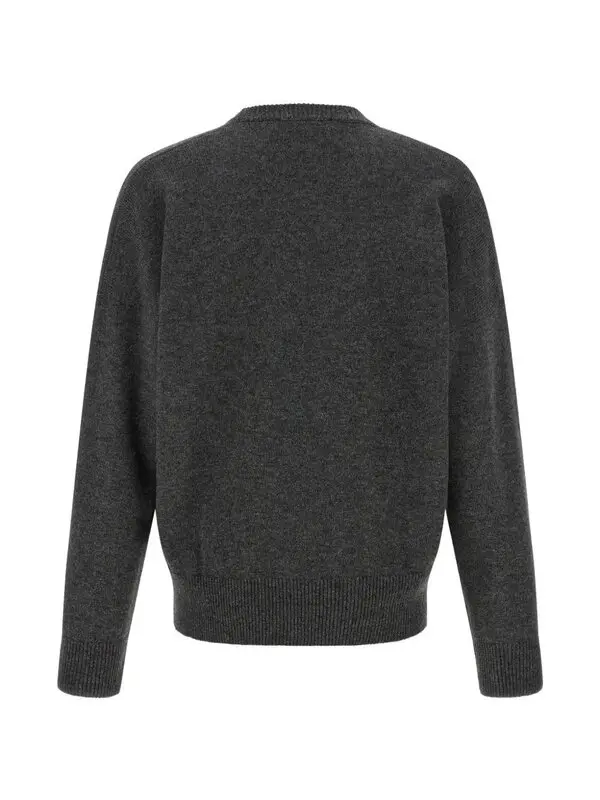 LARMERI STUDIO Dropped-shoulder Crew-neck Sweater