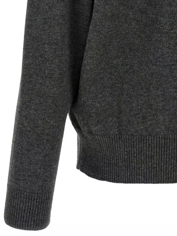 LARMERI STUDIO Dropped-shoulder Crew-neck Sweater