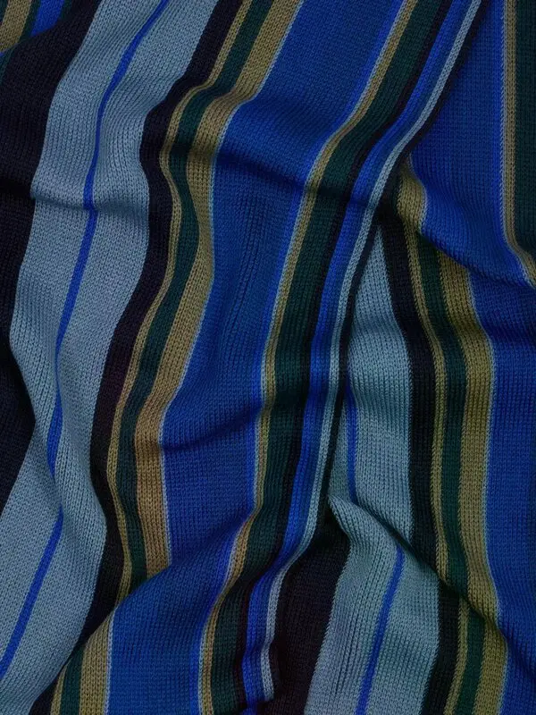 Paul Smith Twisted-stripe Wool Scarf
