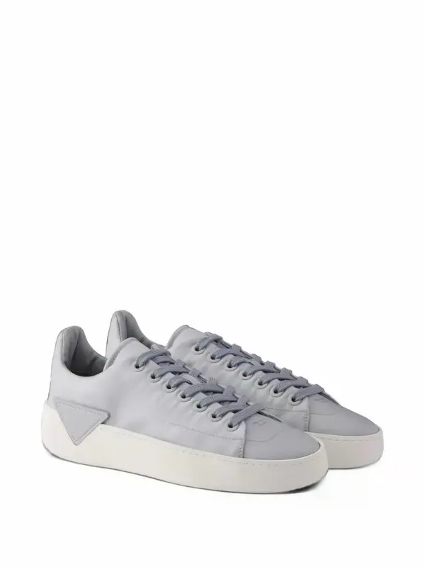 Prada Court Re-nylon Sneakers - Grey