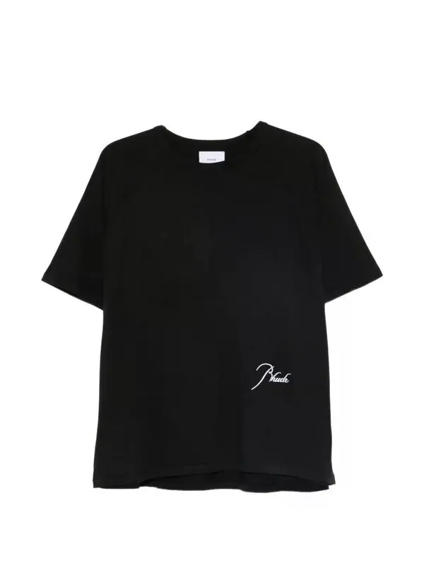 RHUDE Logo-print Raglan-sleeve T-shirt