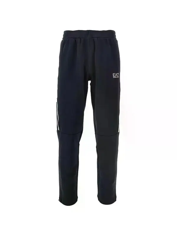 EA7 Logo-print Striped Track Pants
