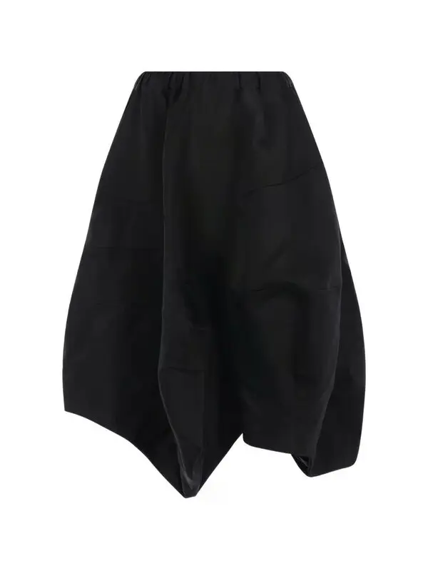 Comme Des Garçons Asymmetric Midi Skirt - Black