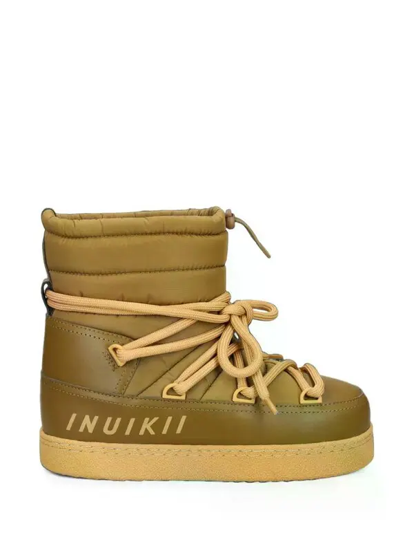 Inuikii Quilted Lace-up Boots