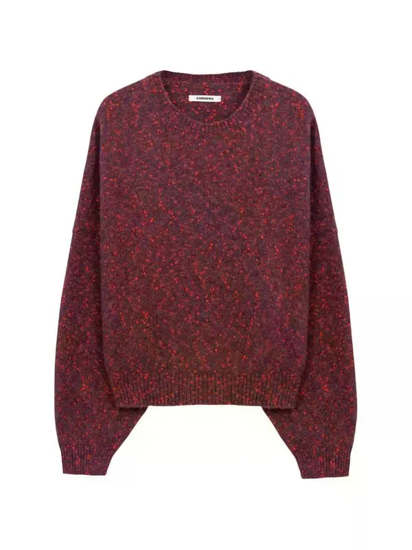 CORDERA Speckled Crew-neck Sweater
