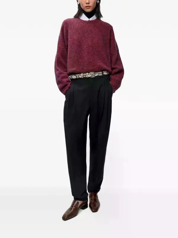 CORDERA Speckled Crew-neck Sweater