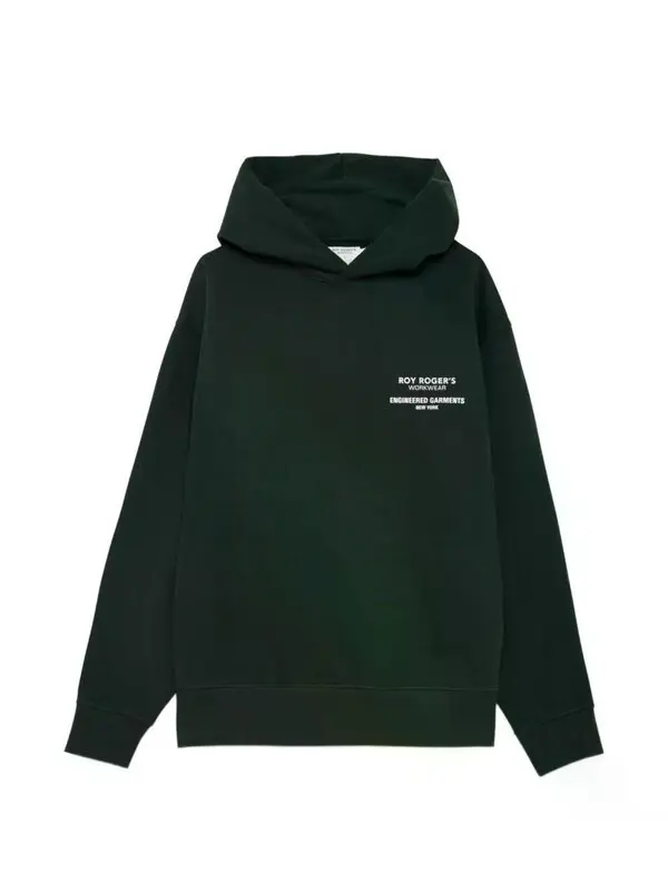 ROY ROGER'S X Engineered Garments Graphic-print Cotton Hoodie