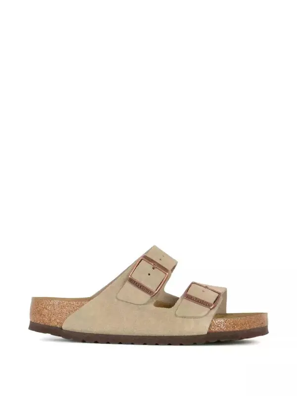 BIRKENSTOCK Arizona Soft Sootbed Sandals - Neutrals