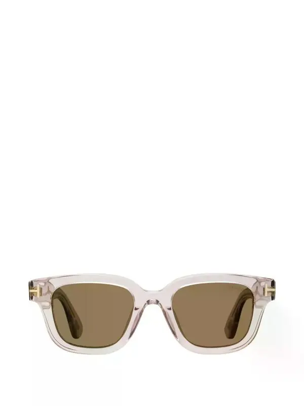 TOM FORD Alternative Fit Rectangular-frame Sunglasses - Neutrals