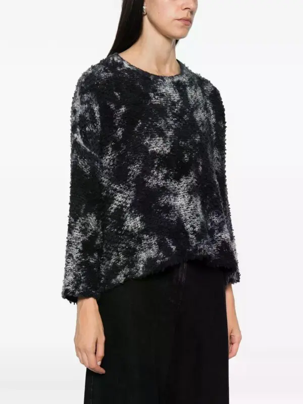 AVANT TOI Bouclé Tie-dye Sweater