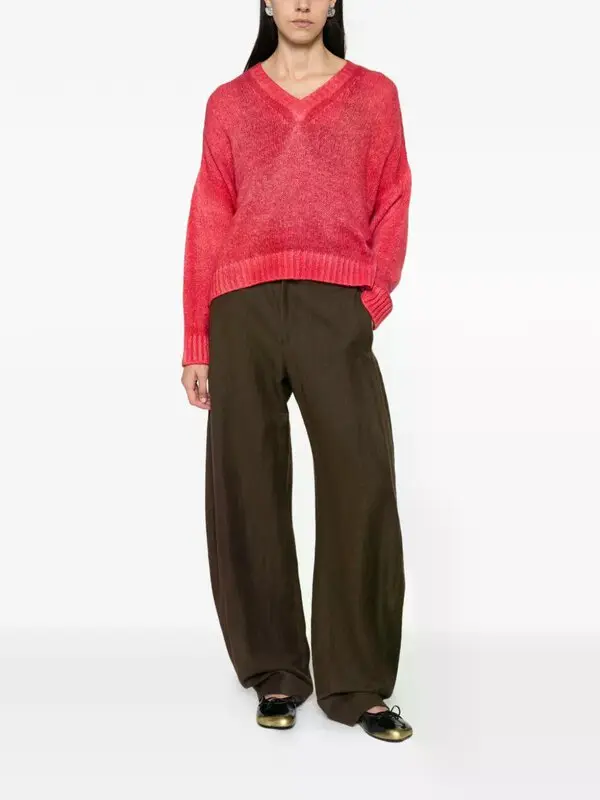 AVANT TOI V-neck Knitted Sweater