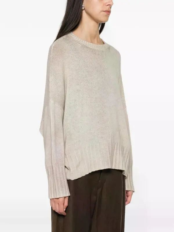 Avant Toi Ribbed-trim Drop-shoulder Sweater