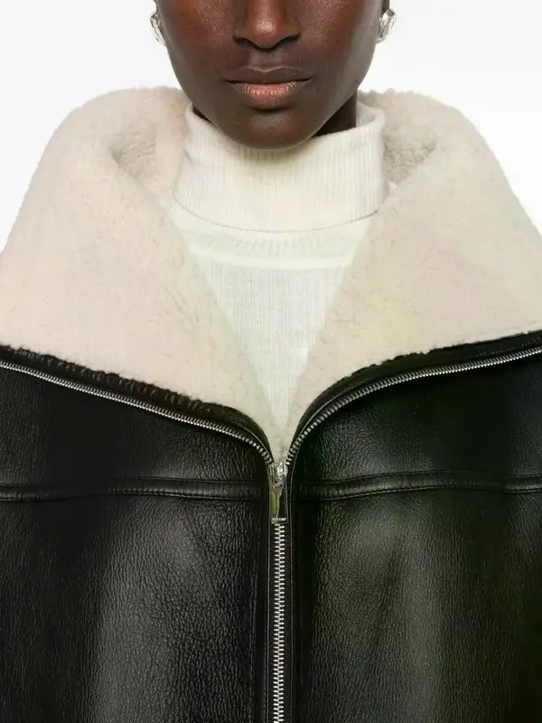 TOTEME Shearling-trim Oversized Jacket