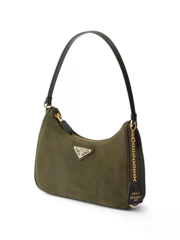 Prada Re-edition 2005 Suede Mini-bag - Green