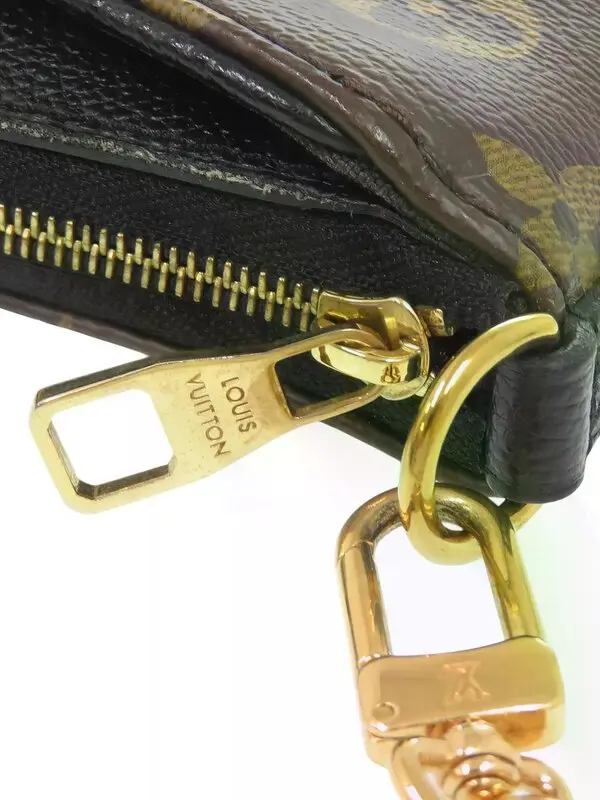 LOUIS VUITTON 2016 Monogram Pallas Clutch Satchel