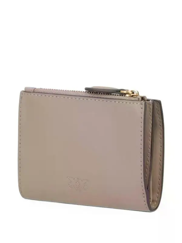 Pinko Small Smooth Leather Wallet With Logo