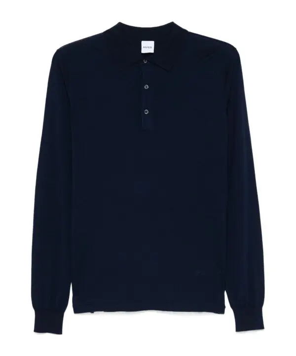ASPESI Long-sleeved Polo Shirt