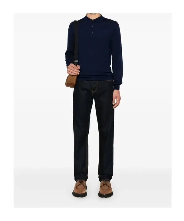 ASPESI Long-sleeved Polo Shirt