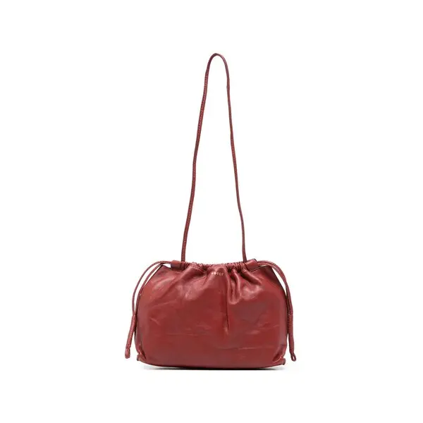 Soeur Suzette Drawstring Leather Shoulder Bag