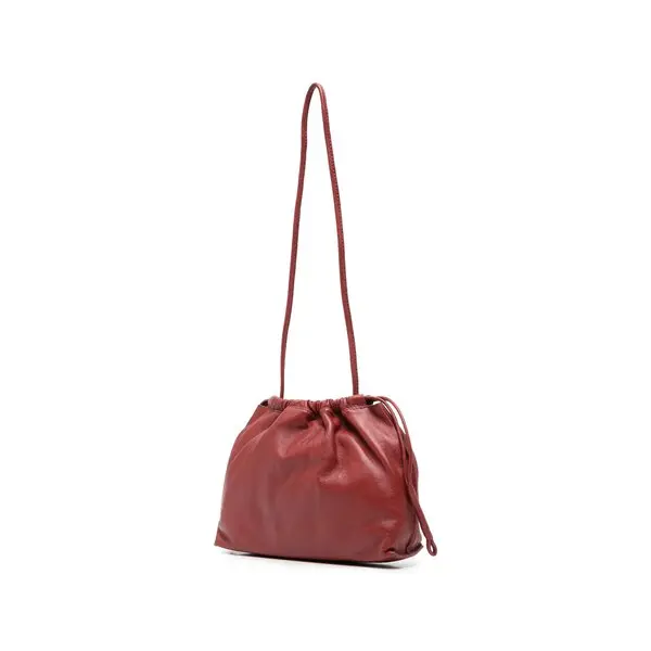 Soeur Suzette Drawstring Leather Shoulder Bag