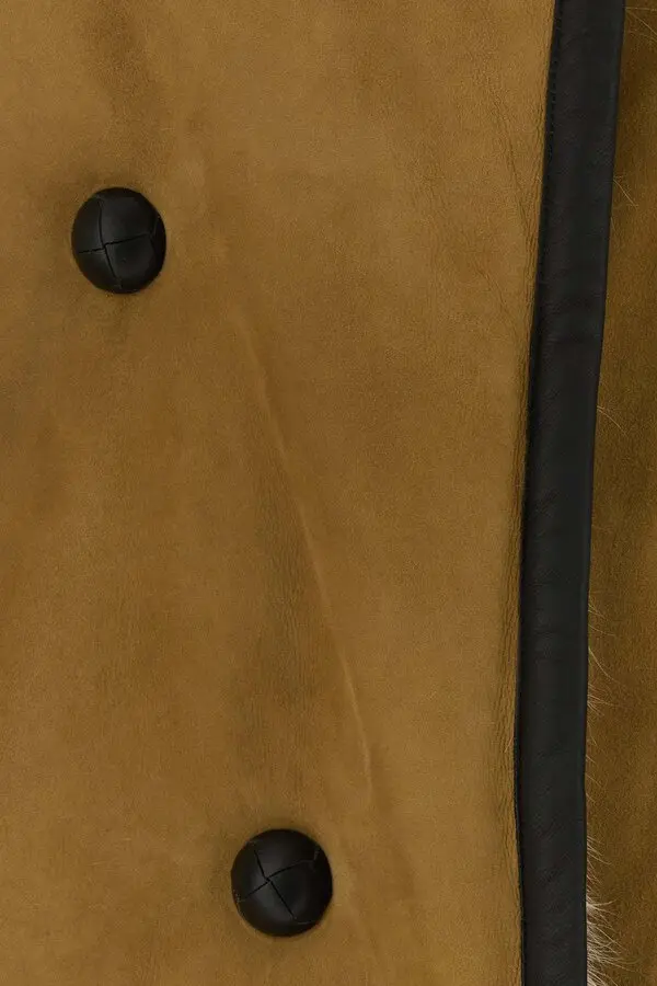 Isabel Marant Étoile Rema Shearling High-neck Coat - Beige