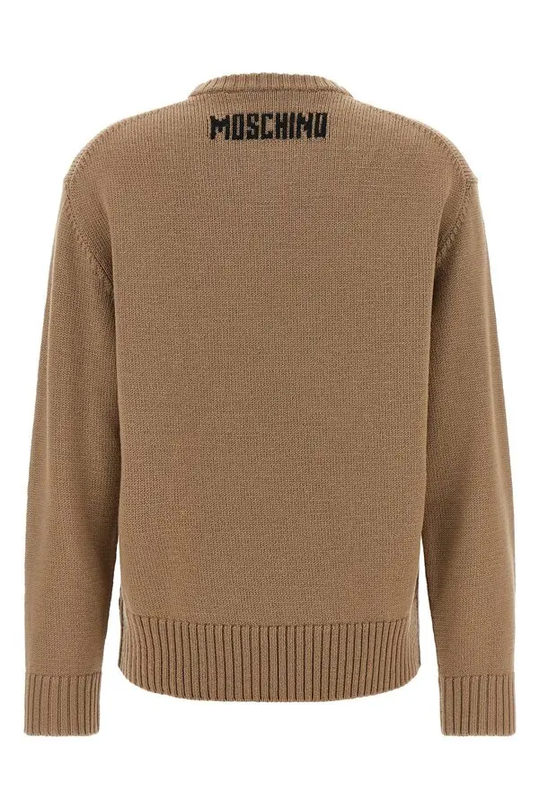 Moschino Extra-fine Merino Wool Intarsia Sweater