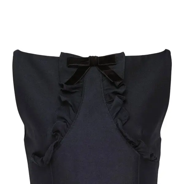 SHUSHU/TONG Ruffled Bow-detail Mini Dress