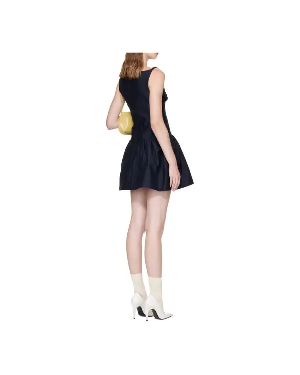 SHUSHU/TONG Ruffled Bow-detail Mini Dress