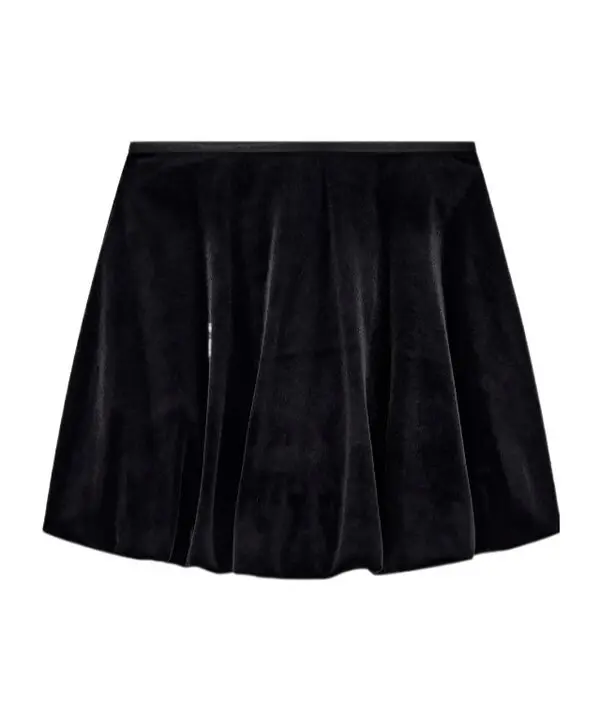 Emporio Armani Velvet Mini Skirt