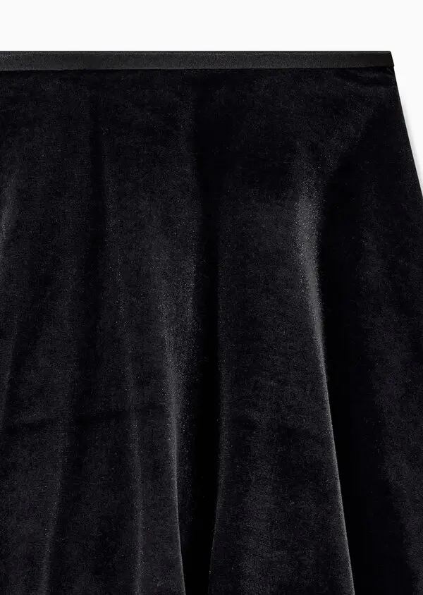 Emporio Armani Velvet Mini Skirt