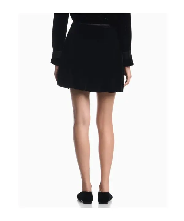 Emporio Armani Velvet Mini Skirt