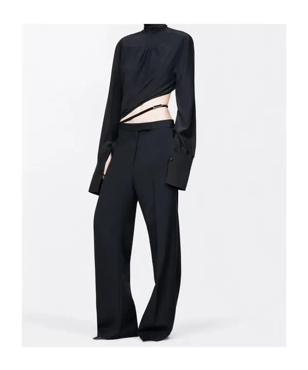 TOM FORD Washed Silk Tuxedo Jumpsuit With Belt Detail