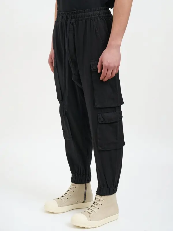 THOM KROM M P 46 Linen Cargo Trousers