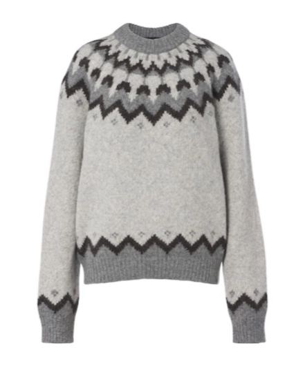 NILI LOTAN Alan Fair Isle Pattern Sweater