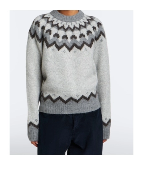 NILI LOTAN Alan Fair Isle Pattern Sweater