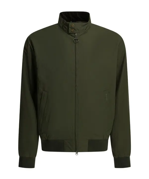 Barbour Stand Collar Zip Bomber Jacket