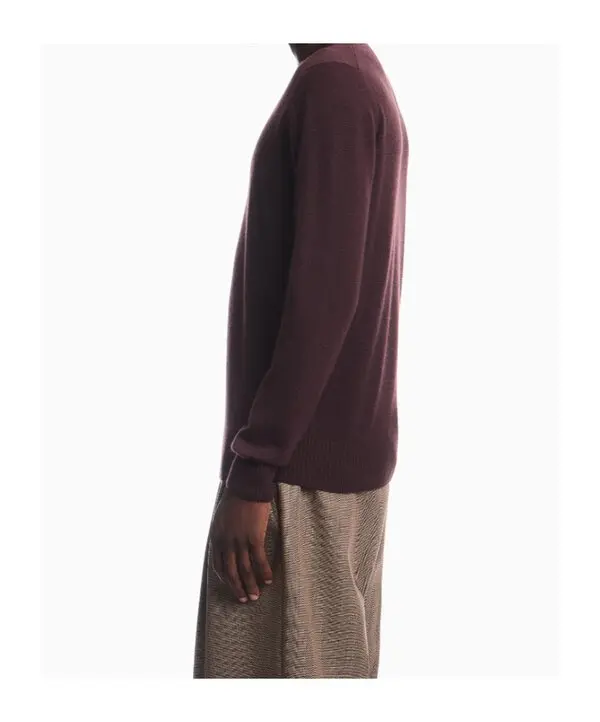 EMPORIO ARMANI Crew-neck Ribbed-trim Sweater