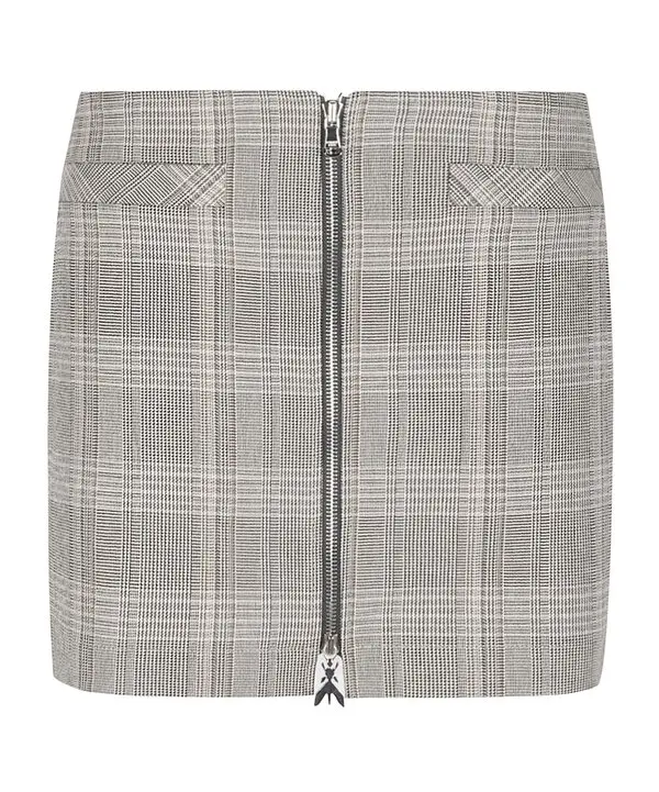 PATRIZIA PEPE Checked Mini Skirt