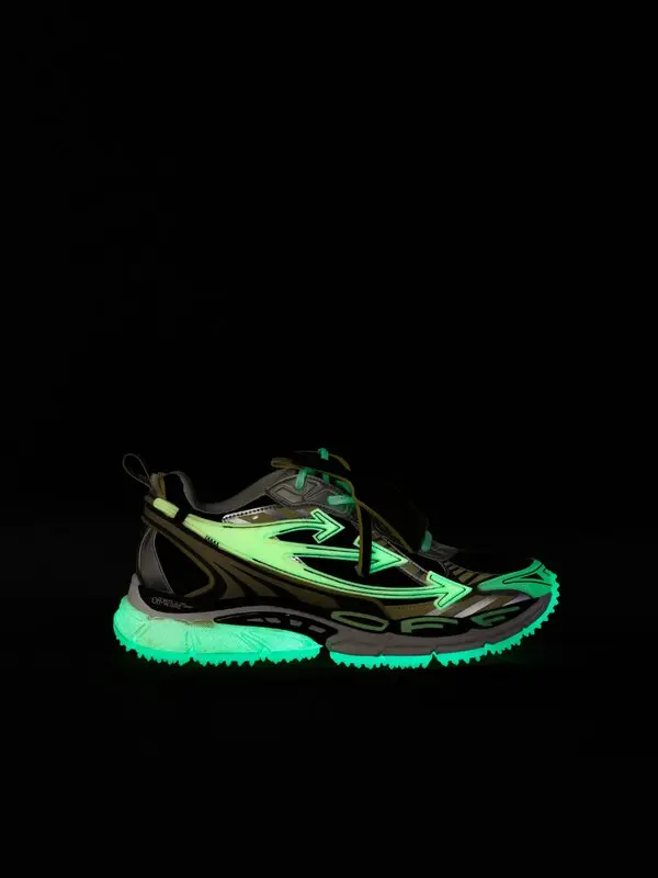 OFF-WHITE Be Right Back Glow-in-the-dark Sneakers