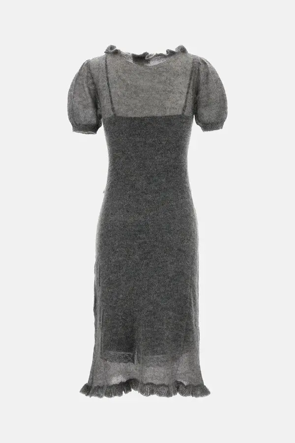 SHUSHU/TONG Knit Short-sleeve Dress