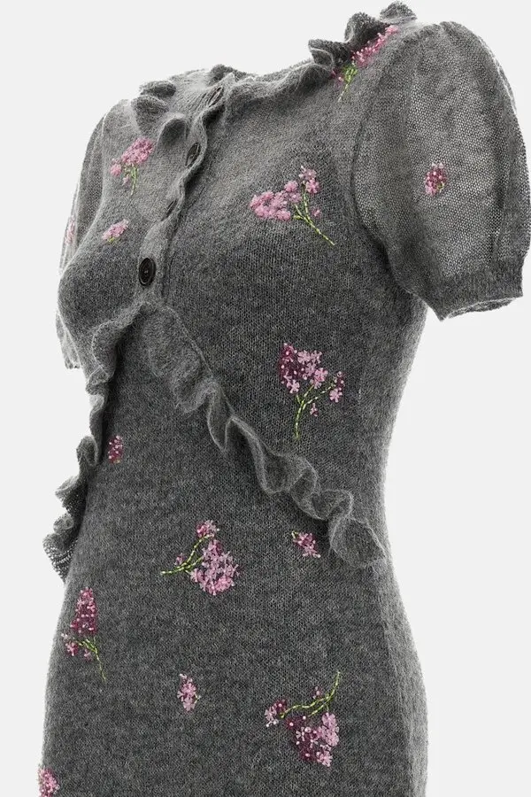 SHUSHU/TONG Knit Short-sleeve Dress