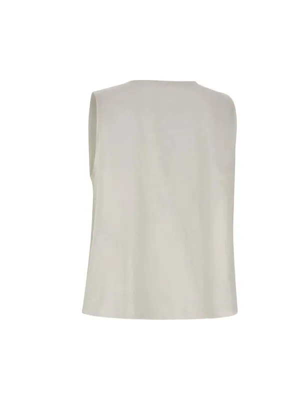 Hugo Boss Ilenna Pleated Tie-neck Top