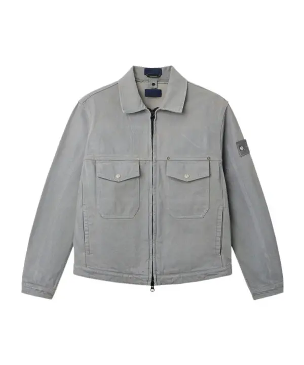 Stone Island Long-sleeve Casual Jacket - Grey