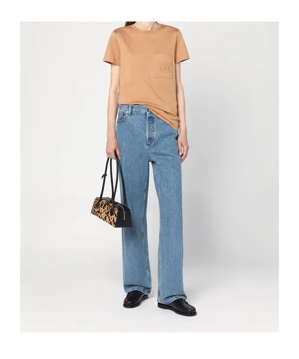 Max Mara Short-sleeved T-shirt - Nude