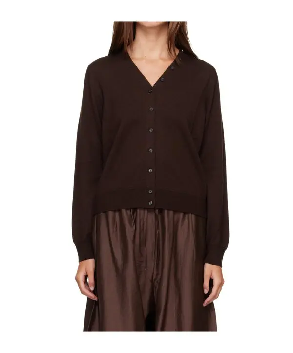 CORDERA Button-front Wool Cardigan