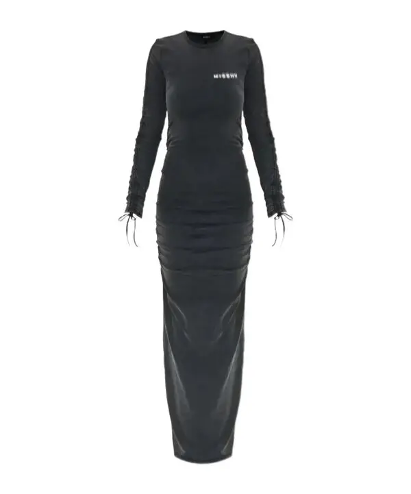 MISBHV Logo Printed Crewneck Dress