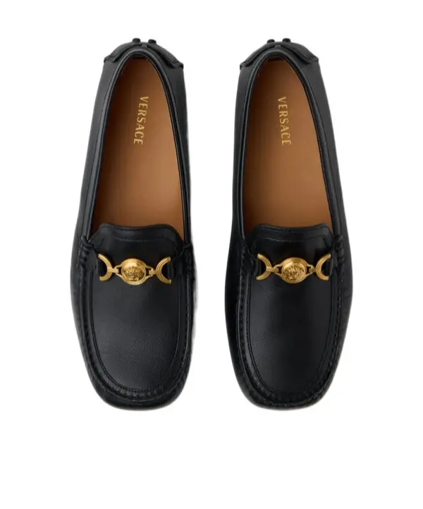 VERSACE Medusa Driver Moccasins