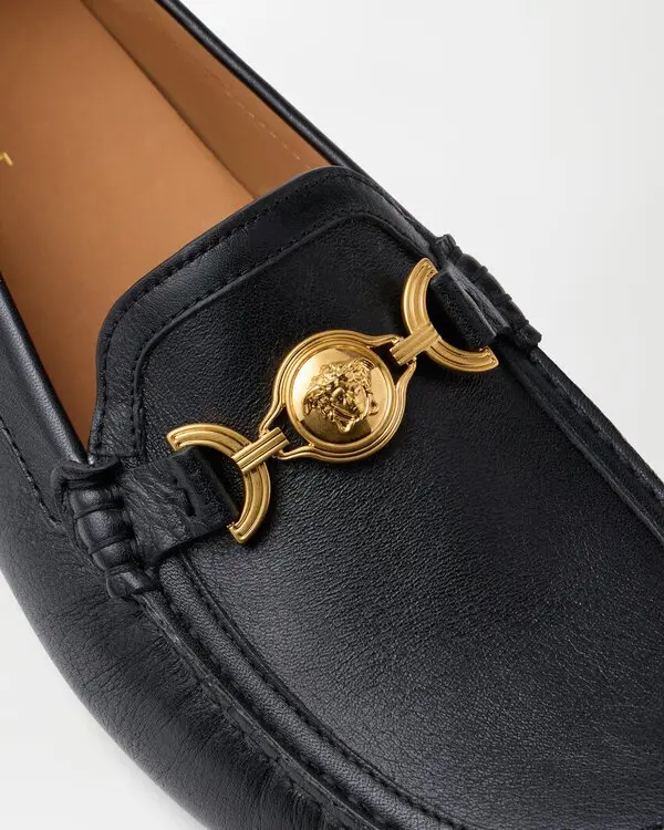 VERSACE Medusa Driver Moccasins